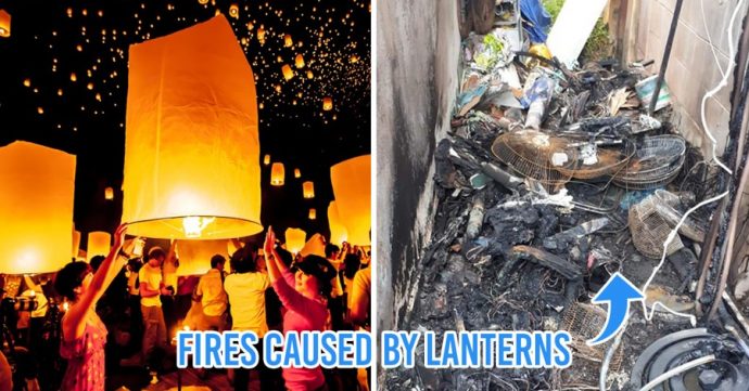Floating Lanterns Cause Damage And Flight Disruptions In Chiang Mai