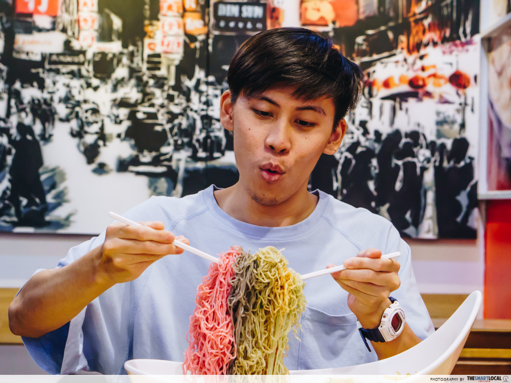 Mee OK Sells Giant Rainbow Sukhothai Noodles And Colourful Dumplings