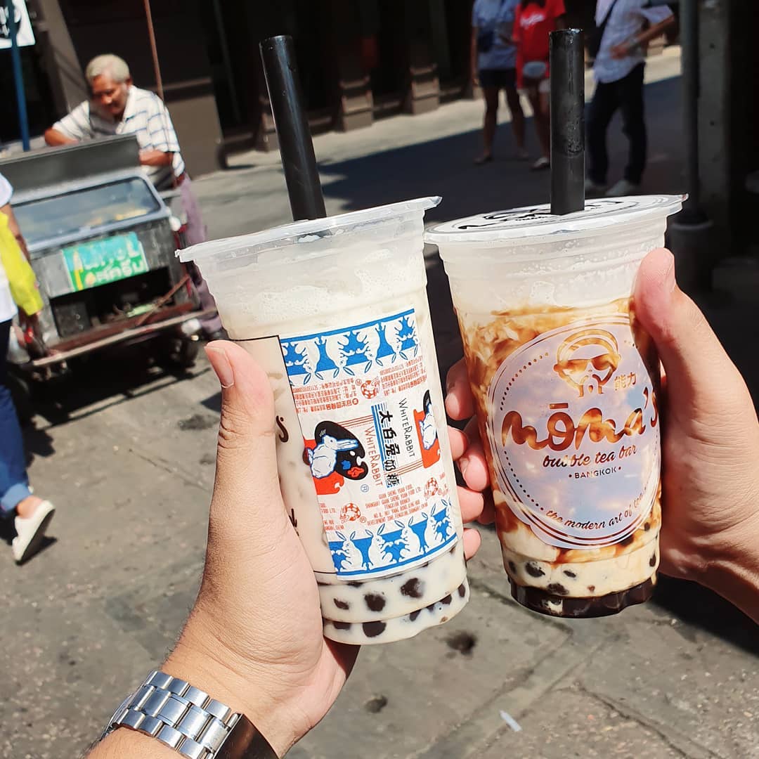 White Rabbit Candy Bubble Tea At Moma’s Bubble Tea Bar Thailand