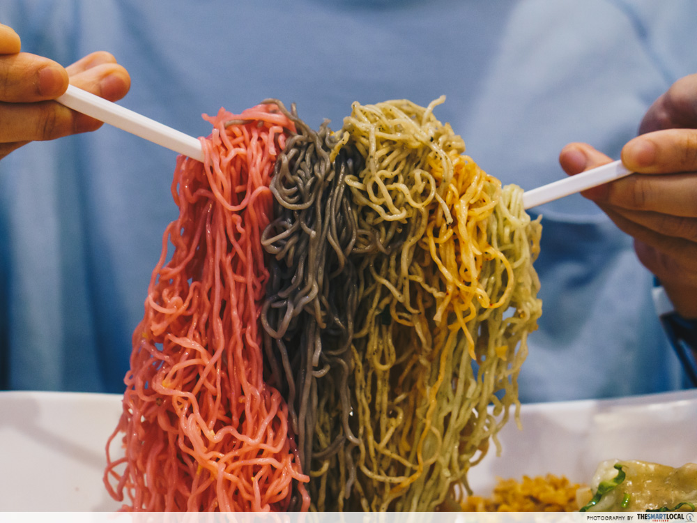 Mee OK Sells Giant Rainbow Sukhothai Noodles And Colourful Dumplings