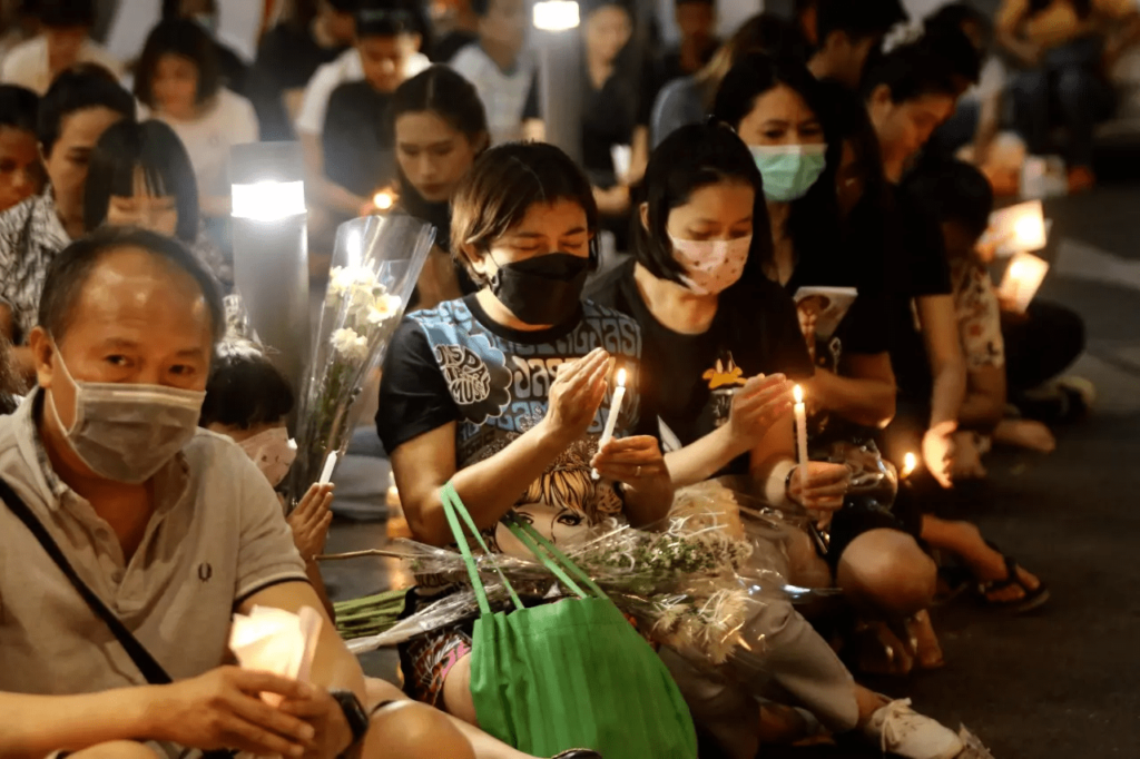 Terminal 21 Korat Shooting - Locals Hold Vigil To Pay Respects To Victims