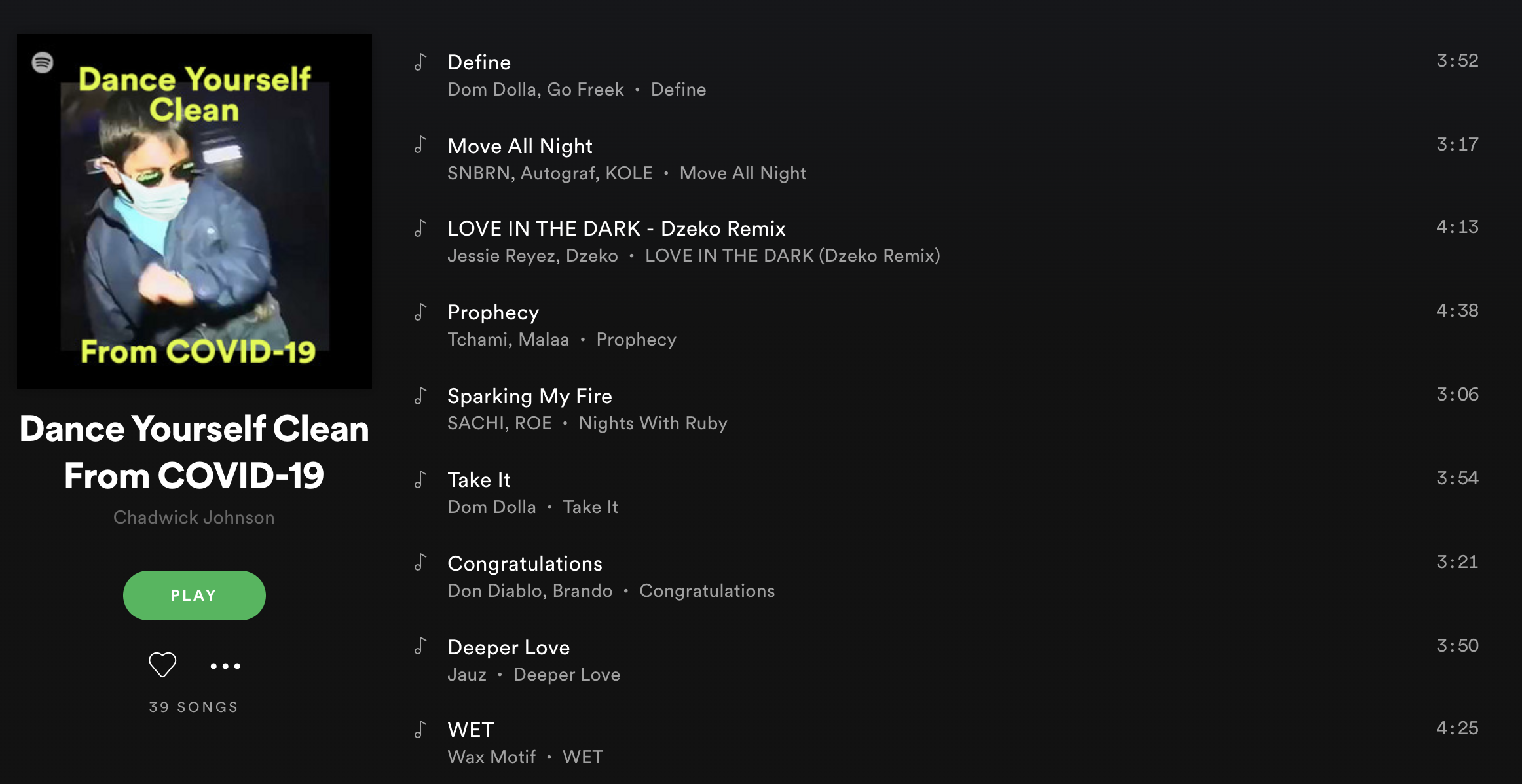 10 Funny COVID-19 Spotify Playlists For Solo Dance Parties