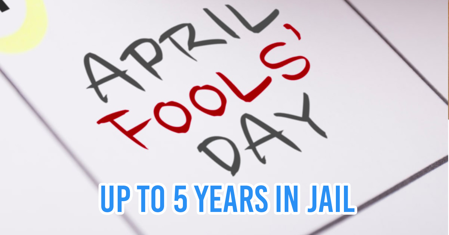 April Fool’s Jokes About Having COVID-19 Can Land You In Jail