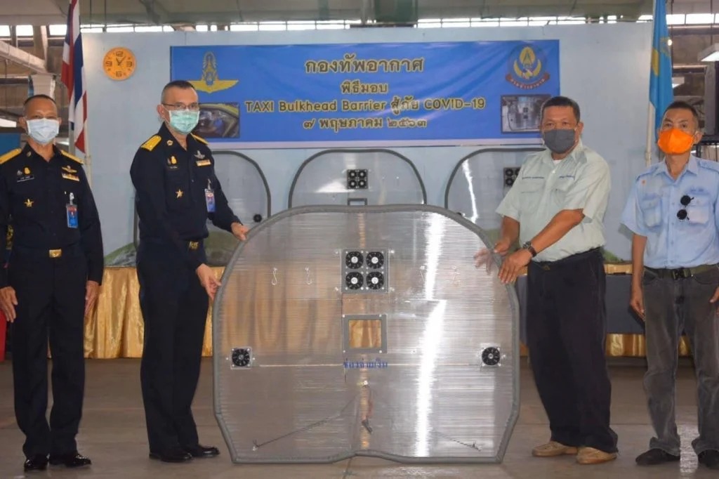 Thai Air Force Designs ‘Taxi Shield’ To Separate Passengers & Drivers