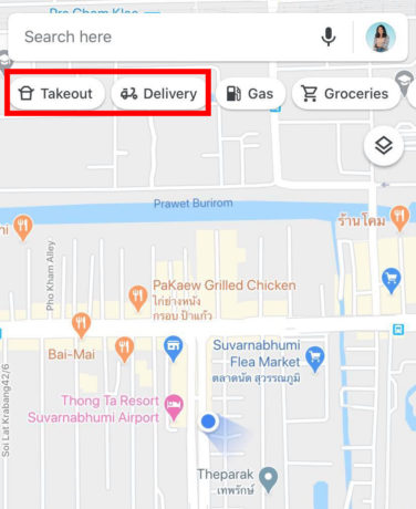 Google Maps Adds ‘Takeout’ & ‘Delivery’ Features To Find Nearby Eateries
