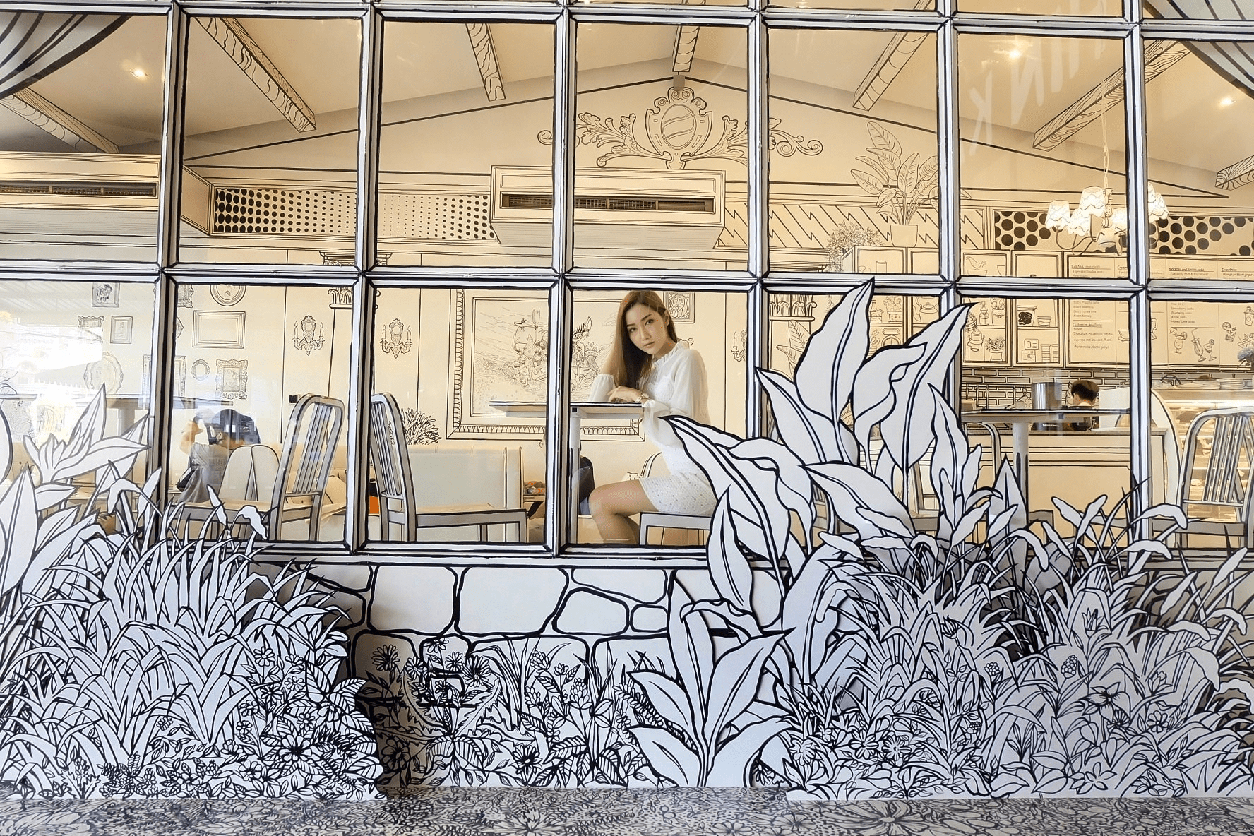 Bangkok’s First 2D Cafe Is Here And It Looks Like A Drawing Come To Life