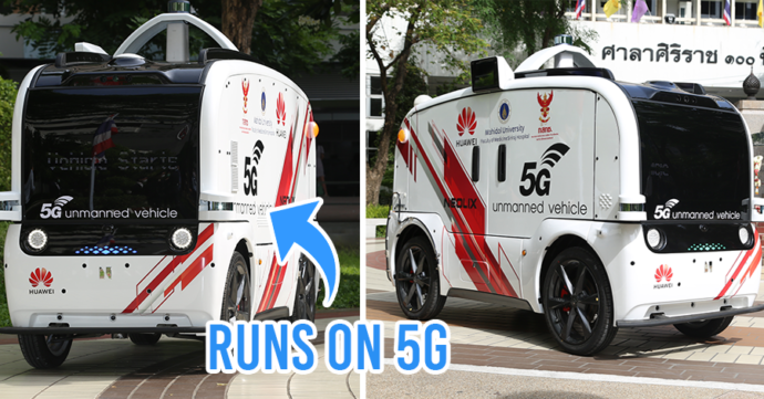 Driverless 5G Smart Cars Deliver Supplies Within Thai Hospital In BKK