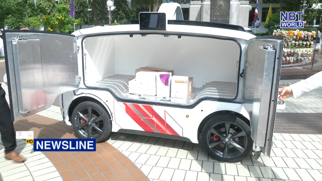 Driverless 5G Smart Cars Deliver Supplies Within Thai Hospital In BKK