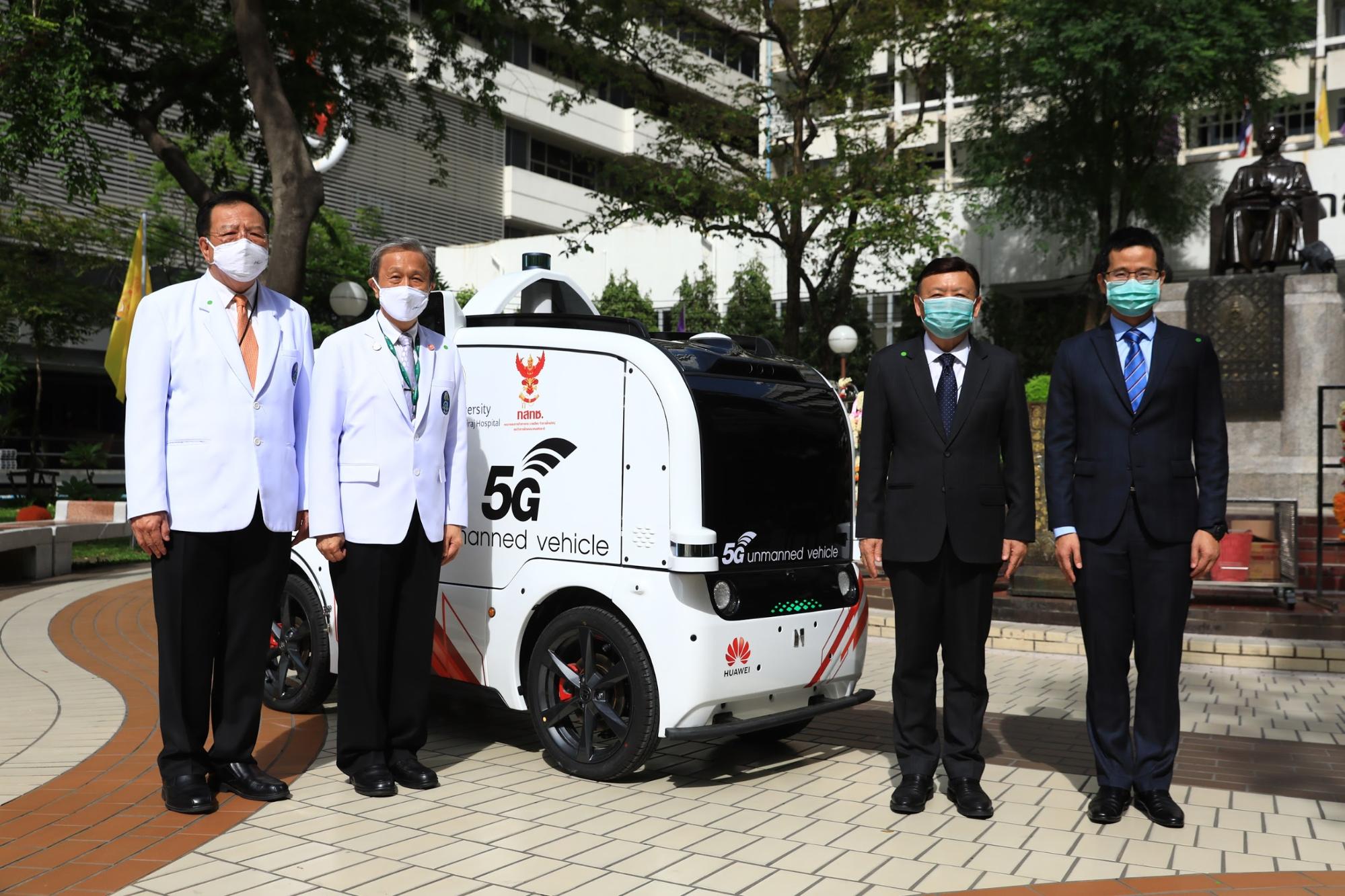 Driverless 5G Smart Cars Deliver Supplies Within Thai Hospital In BKK