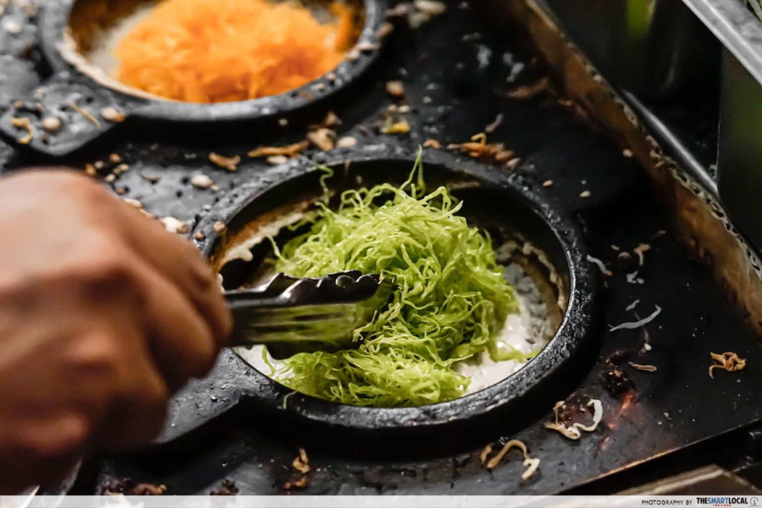 Khanom Tang Taek Pa Tim Sells Delish Thai-Style Spongy Pancakes