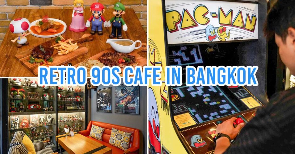This Retro Cafe In BKK Has Arcade Games & Figurine Collections