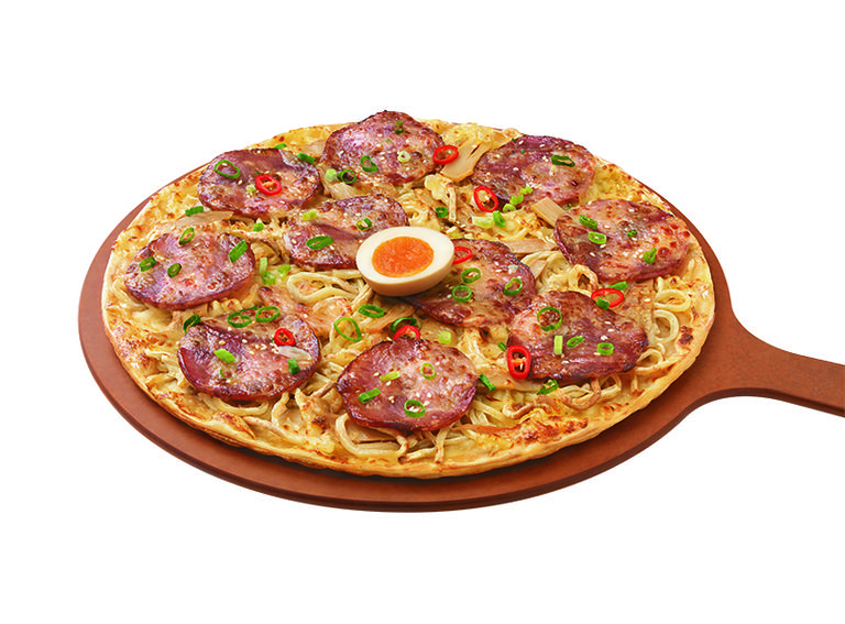 Pizza Hut Taiwan Has Ramen Pizza Complete With Chashu & Onsen Egg