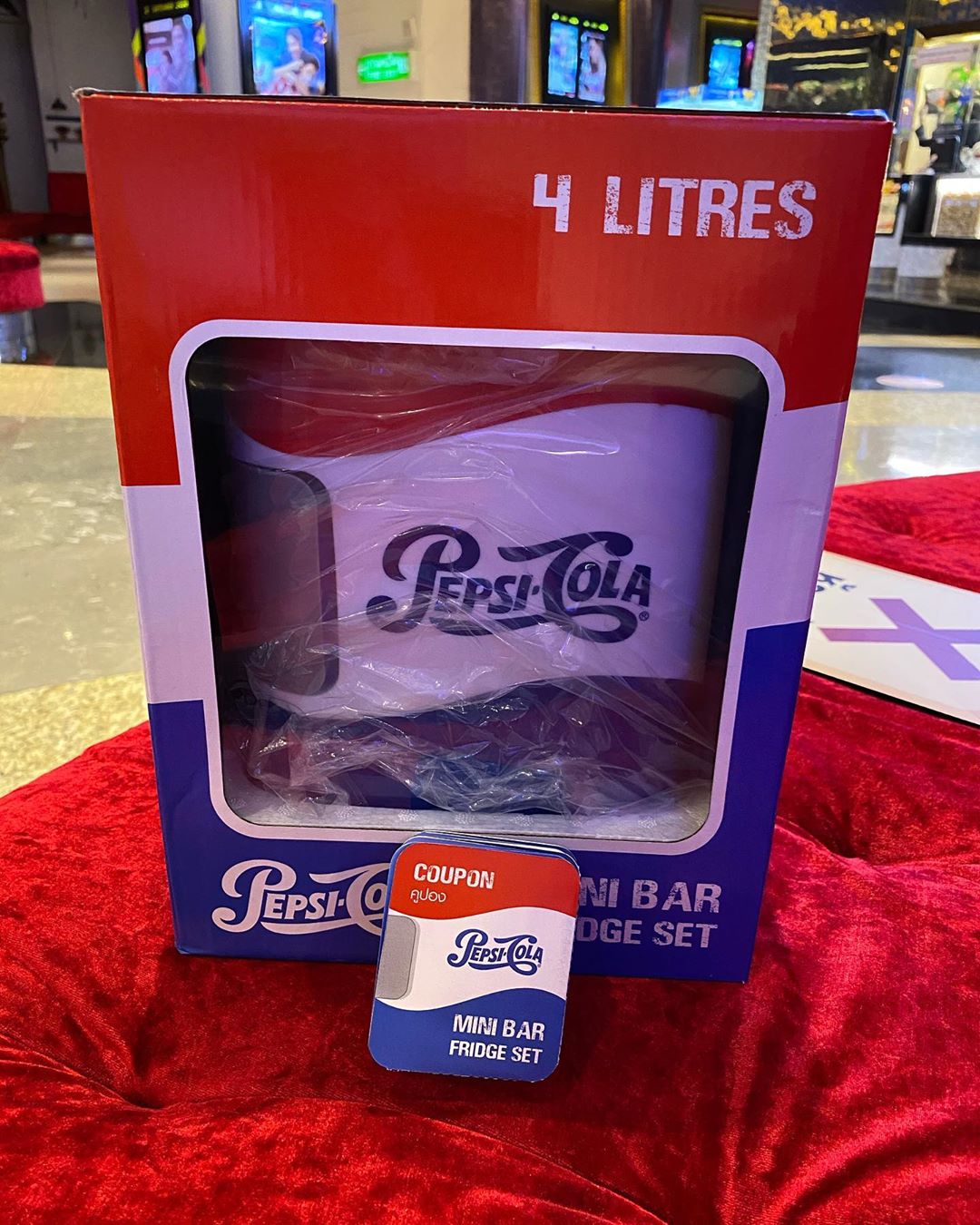 BKK Has Pepsi Mini Bars Which Can Keep Cold And Warm Food