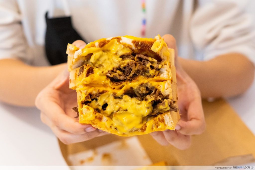 Dr. Sandwich Is A 2D Cafe In BKK With Cheesy Wagyu Beef Sandwiches
