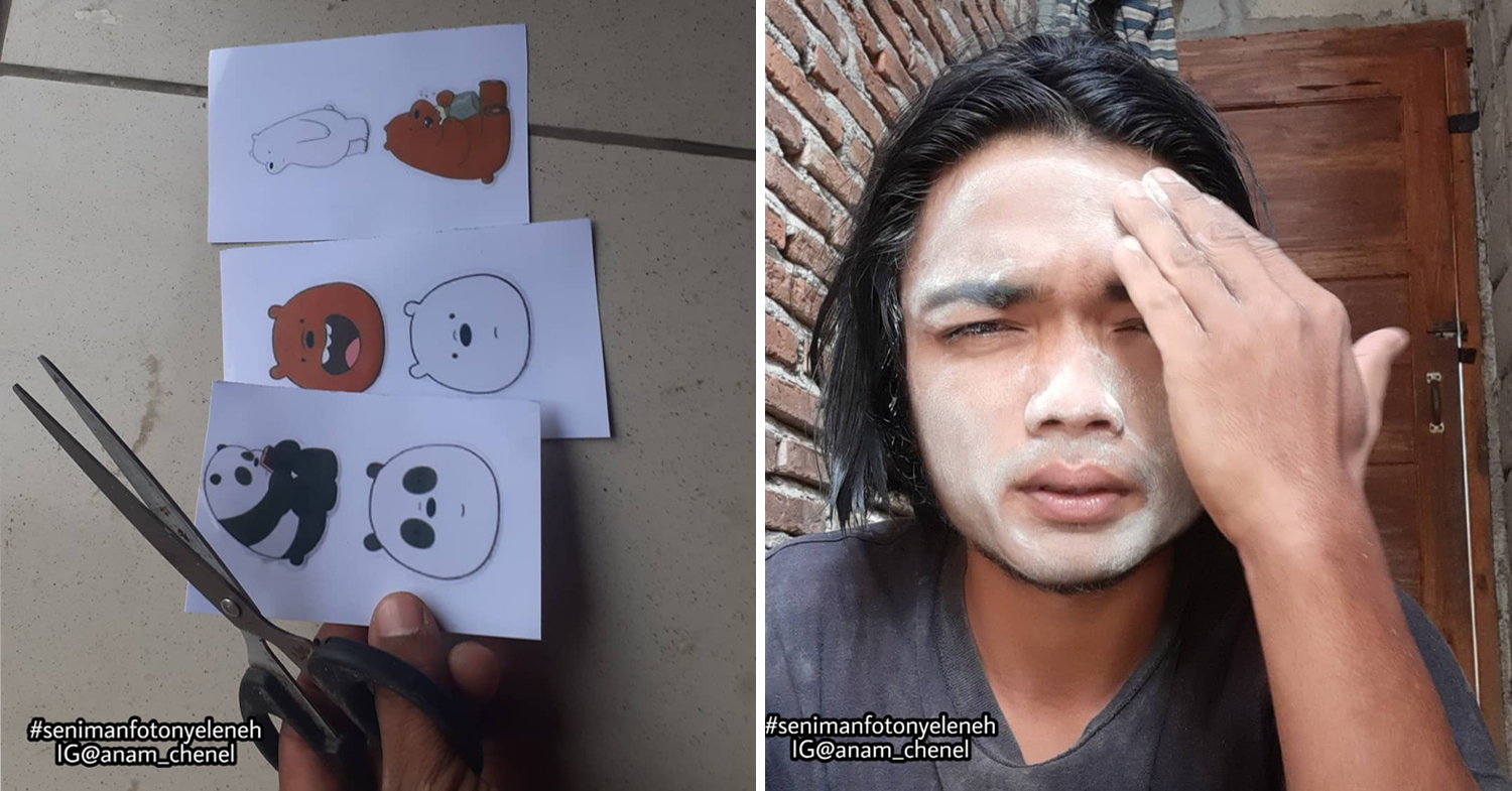Man Creates Hilarious IG Filter IRL, Is Officially Our Favourite Influencer