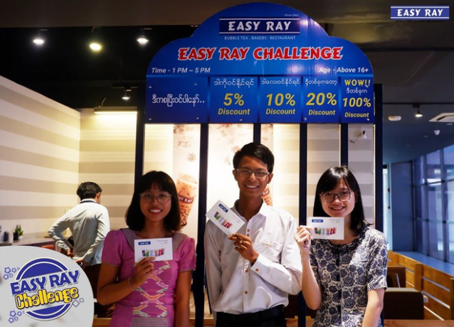Myanmar Restaurant Has Easy Ray "Size" Challenge With Up To 100% Off