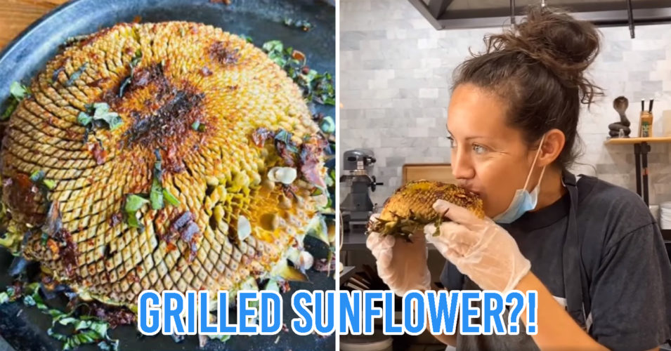 Someone Grilled A Sunflower Head And People Are Freaking Out