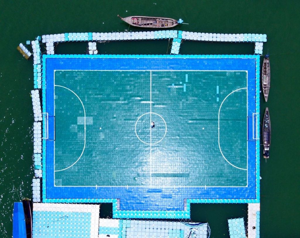 Koh Panyee Is An Island Village In Thailand With A Floating Football Field