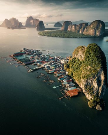 Koh Panyee Is An Island Village In Thailand With A Floating Football Field
