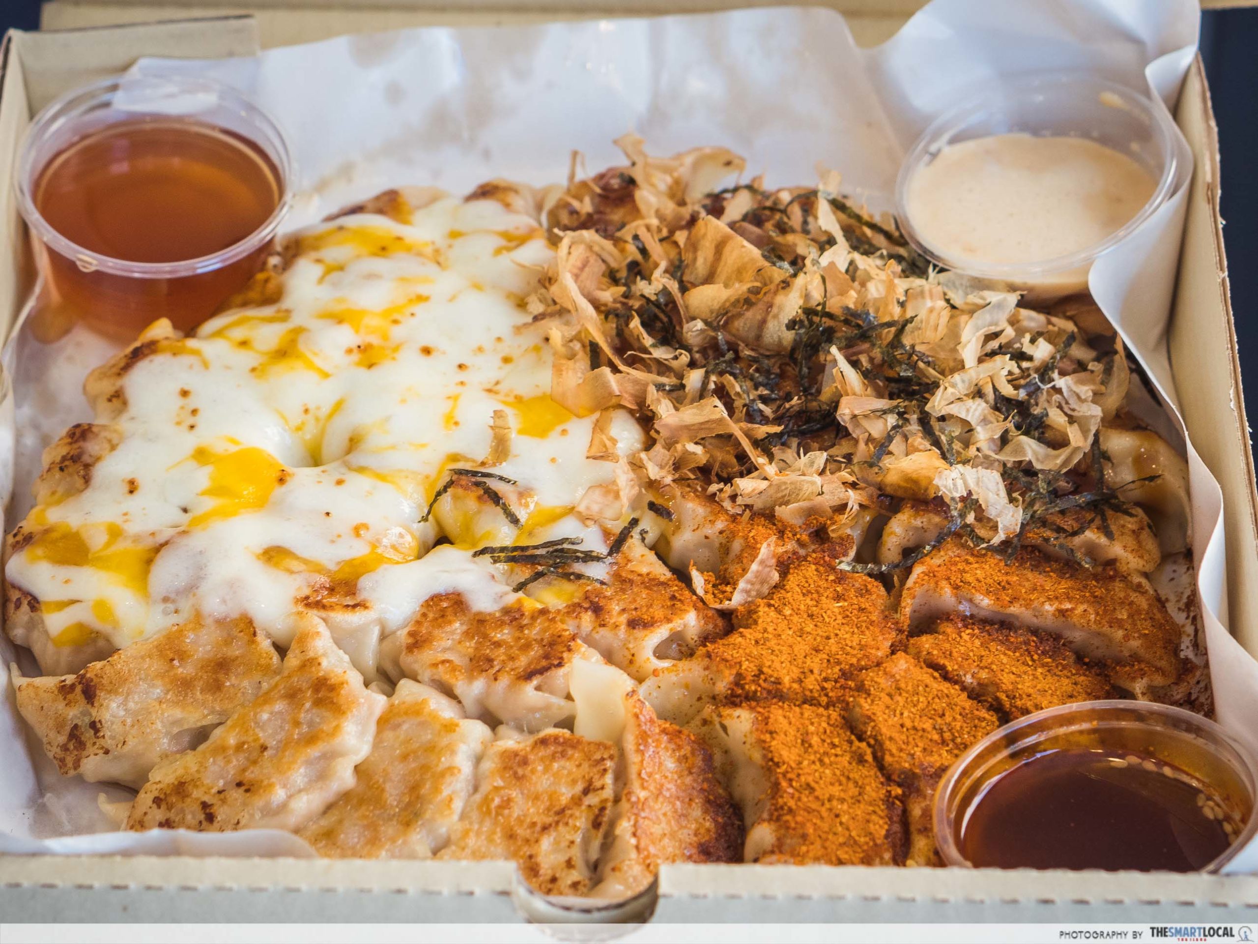 Backyard Gyoza BKK Serves Dumplings In A Pizza Box