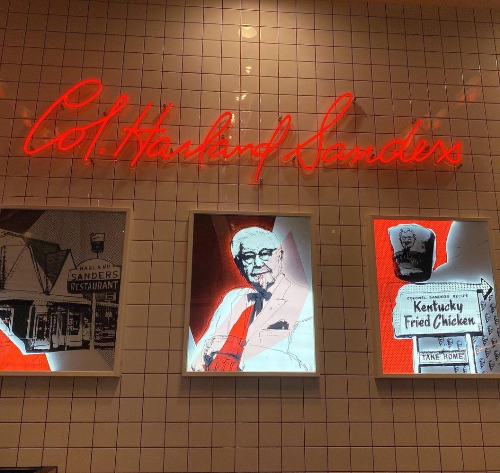 This Bangkok KFC Drive-Thru Looks Like A Space Ship With Neon Lights