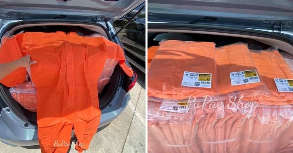 Monks Don Orange PPE Suits, They Resemble 'Among Us' Players IRL