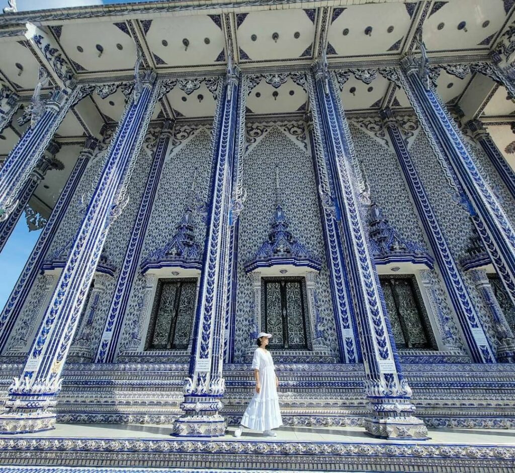 This Cobalt Blue Temple In Chanthaburi Looks Like A Porcelain Palace