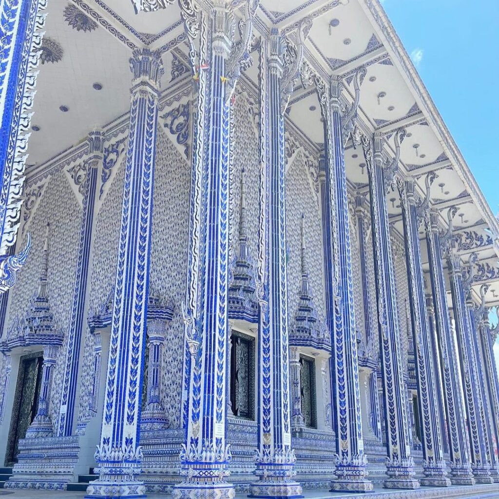 This Cobalt Blue Temple In Chanthaburi Looks Like A Porcelain Palace