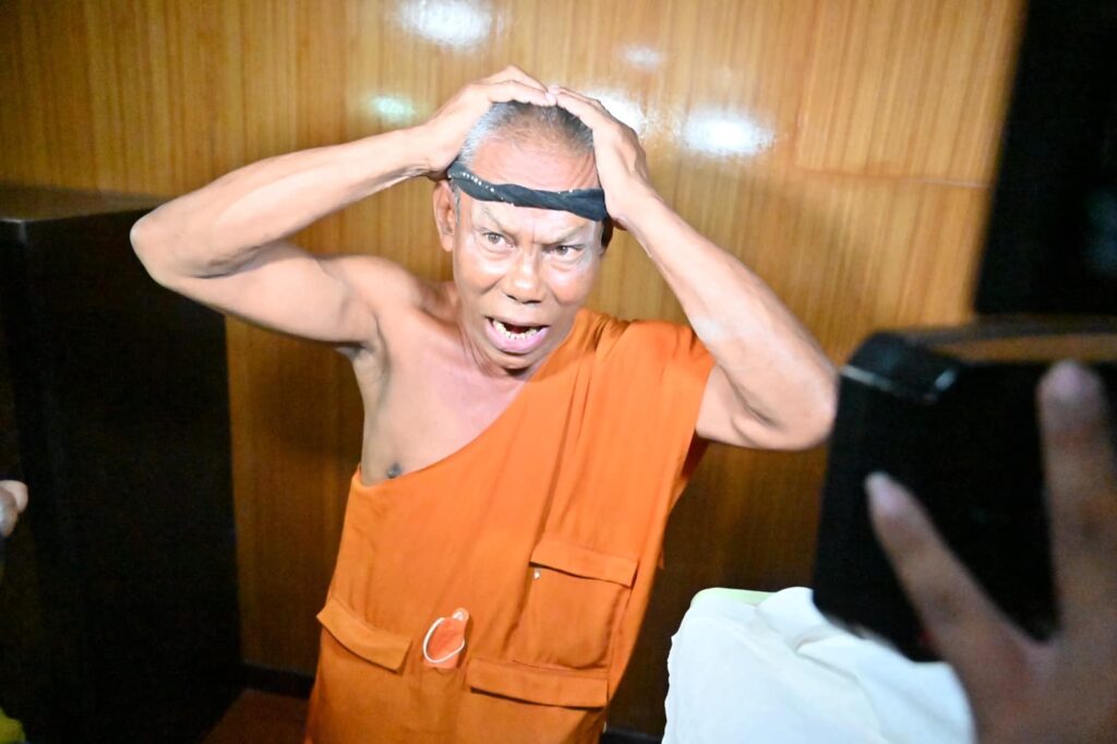 Lustful Monk Caught Red-Handed Having An Affair With Woman