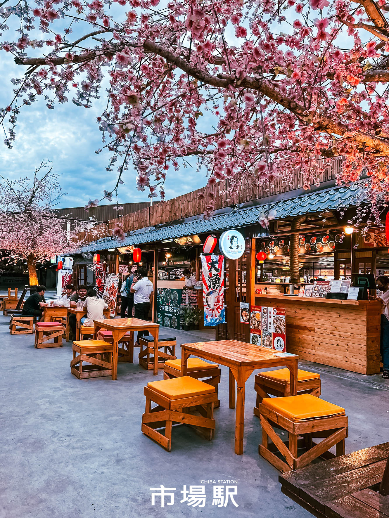 Ichiba Station Is A Japanese Night Market In Bangkok