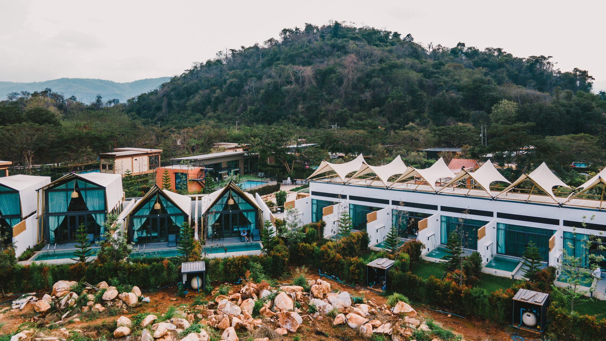X10 Resort Has Nordic Tents & Italian-Style Pool Villas In Khao Yai