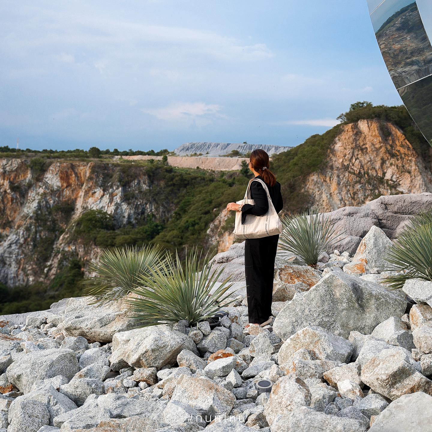 LOF LAND Chonburi Is a Space Cafe With A Waterfall & Red Canyons