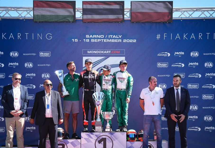 Thai Driver Enzo Tarnvanichkul Is The First Junior Karting World Champion