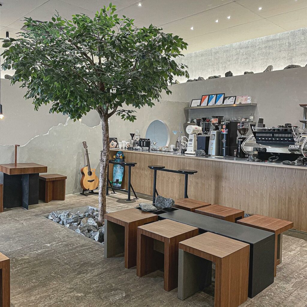 Unfinished Coffee Roaster Has Brutalist-Themed Photo Spots In Bangkok