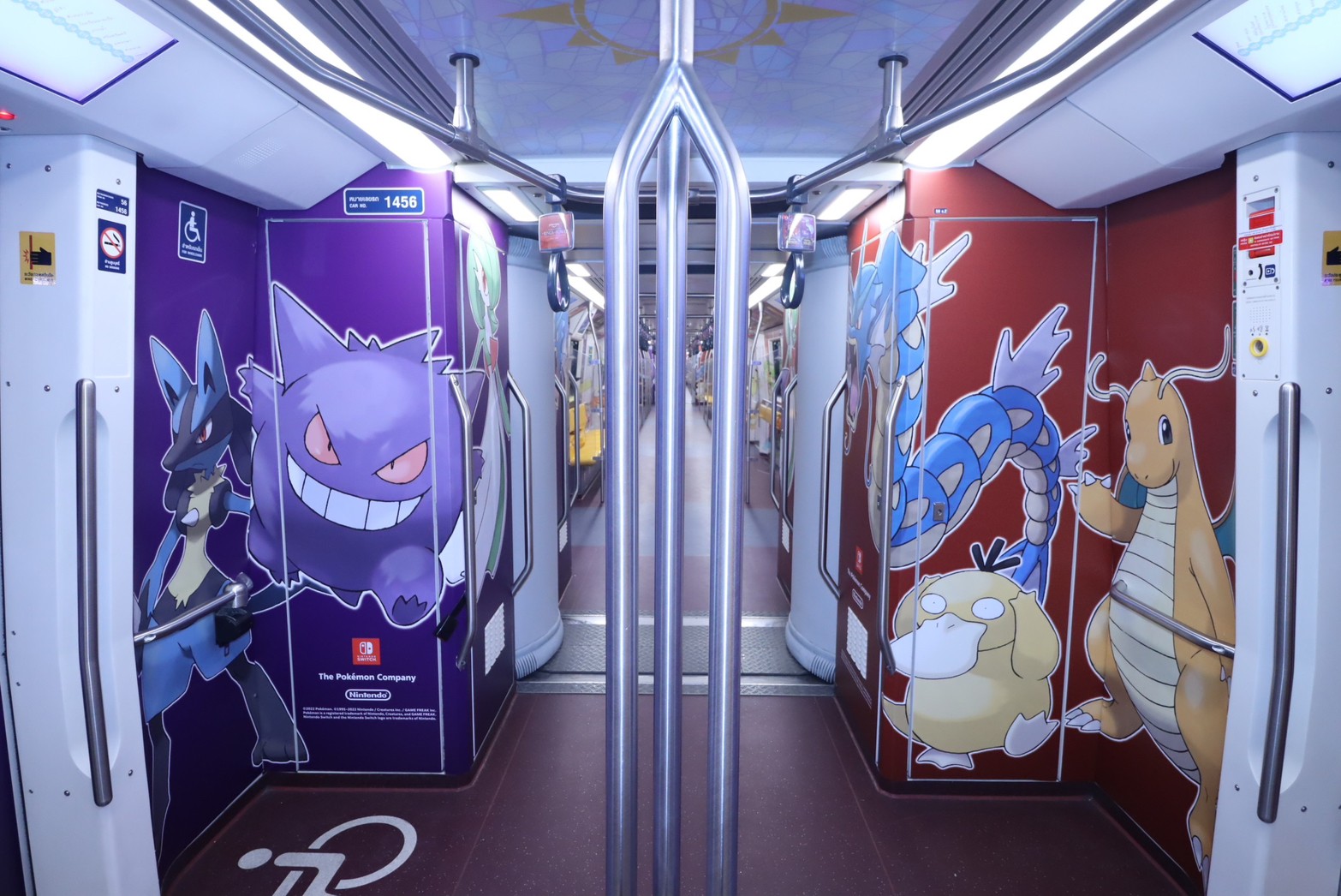 BTS Pokemon Trains Have Arrived In Bangkok Stations In November 2022