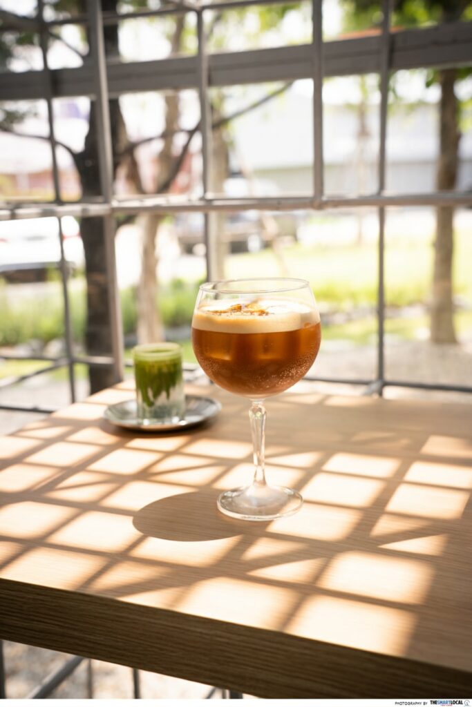 ANONYMOUS Is A Geometric Cafe With Fizzy Coffee In A Wine Glass